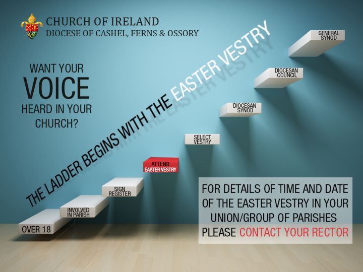 Easter Vestry invitation - Diocese of Cashel, Ferns and Ossory